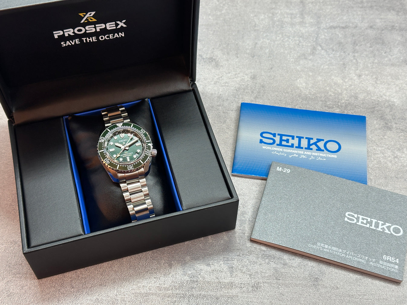 Seiko SPB381J1 Prospex GMT Green Dial – SVK Watches